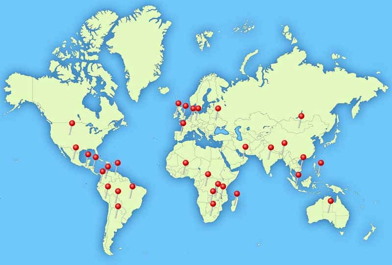 10 Trees outside UK - Gift a Tree